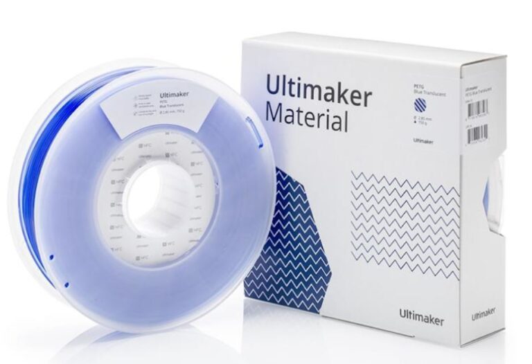 Ultimaker PETG Transparent Blue 2.85mm - Grit3D
